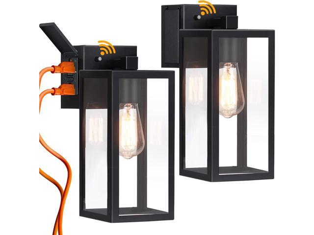 Click here for Outdoor Lights with GFCI Outlet  Dusk to Dawn Wall... prices