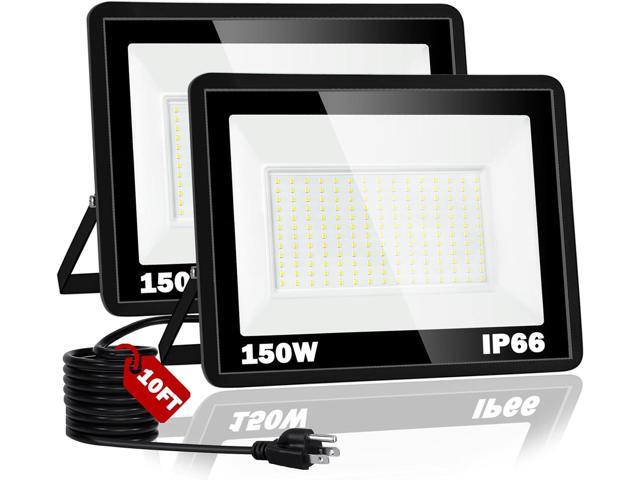 Click here for 150W LED Flood Light 18000LM Floodlight with Plug... prices