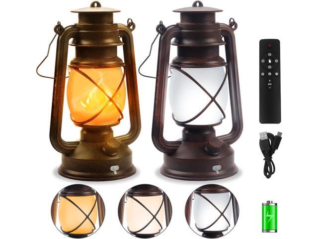 Click here for 2 Pack Bronze Vintage 4 Modes Light LED LanternsRe... prices