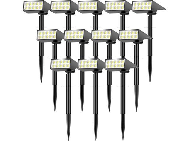 Click here for Solar Spot Lights Outdoor Waterproof [12 Pack/4 Mo... prices