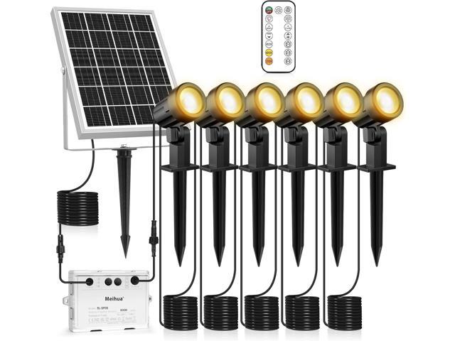 Click here for MEIHUA 6 in 1 Solar Spot Lights Outdoor  Solar Lan... prices