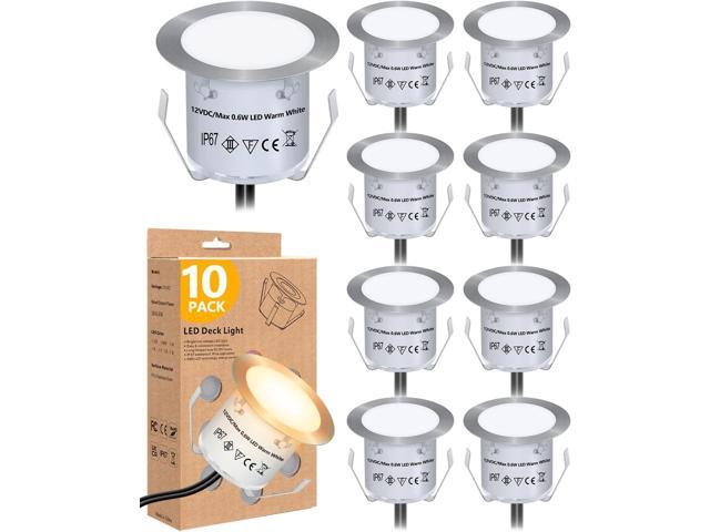 Click here for HIBOITEC Recessed LED Deck Light Kits(10 Pack)  12... prices