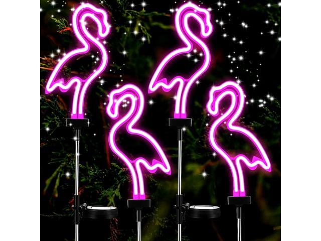 Click here for Hortsun Flamingo Solar Lights Outdoor Neon Light Y... prices