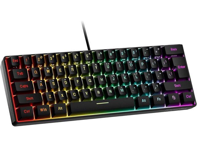 Click here for Snpurdiri 60 Wired Gaming Keyboard  RGB Backlit Ul... prices