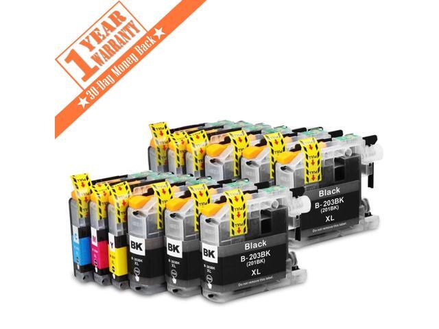 Click here for 12PK Ink cartridge for Brother LC203 LC201 MFC J48... prices