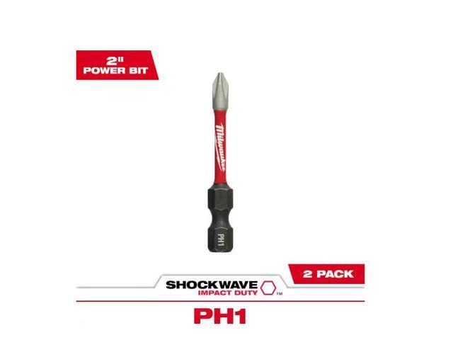 Click here for SHOCKWAVE Impact Duty 2 in. Phillips #1 Alloy Stee... prices