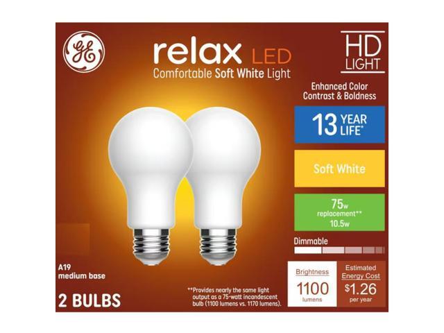 Click here for GE Relax HD 75-Watt EQ A19 Soft White Medium Base... prices