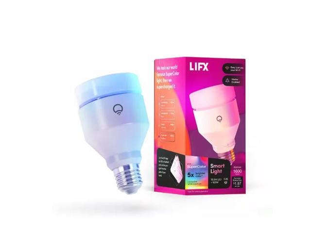 Click here for LIFX 100-Watt Equivalent A21 Multi-Color 9000K Wi-... prices