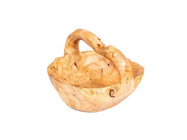 Click here for Wooden Basket Handmade Natural Root Wood Craft Sto... prices