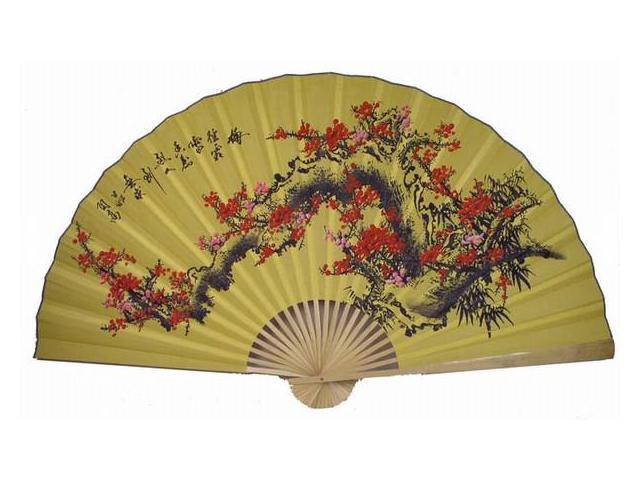 Click here for Classic 35 Oriental Feng Shui Handpainted Wall Fan... prices