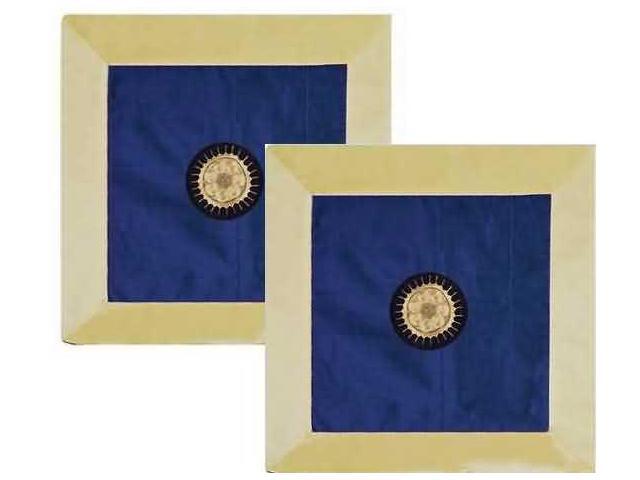 Click here for Set of 2 Oriental Silk Cushion Covers (BLUE) prices