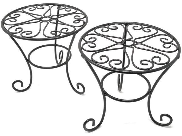 Click here for THY COLLECTIBLES Metal Potted Plant Stands Rust Pr... prices