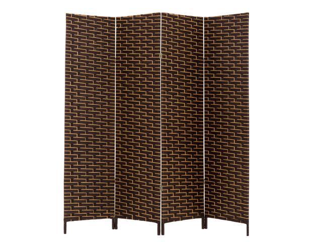 Click here for Decorative Freestanding Woven Bamboo 4 Panels Hing... prices