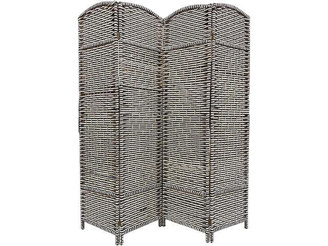 Click here for Decorative Freestanding Woven Bamboo 4 Panels Hing... prices