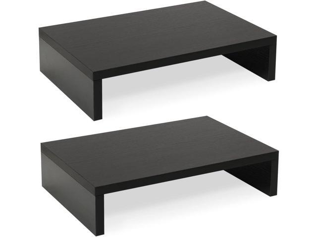 Click here for TEAMIX 2-Tier Wood Monitor Stand Riser for 2 Monit... prices