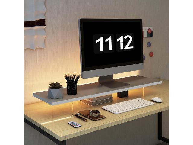 Click here for Monitor Stand Riser Wood & Acrylic Computer Monito... prices