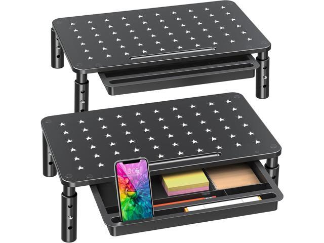 Click here for Zimilar 2 Pack Monitor Stand Riser with Drawer - 3... prices