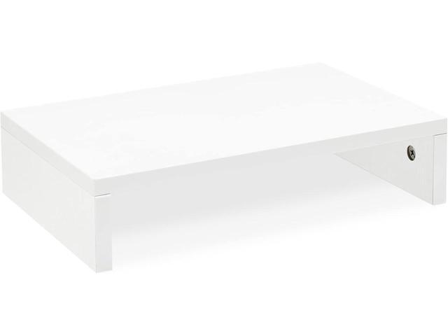 Click here for TEAMIX 14.2 inch White Monitor Stand Riser  Wood M... prices