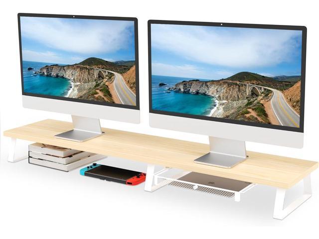 Click here for Aothia Dual Monitor Stand Riser - Monitor Stand wi... prices