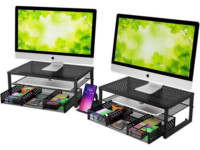 Click here for Simple Trending 2 Pack 2 Tier Metal Monitor Riser... prices