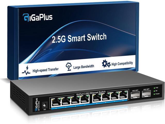 Click here for 10 Port 2.5Gb Unmanaged Ethernet Switch with 8* 2.... prices
