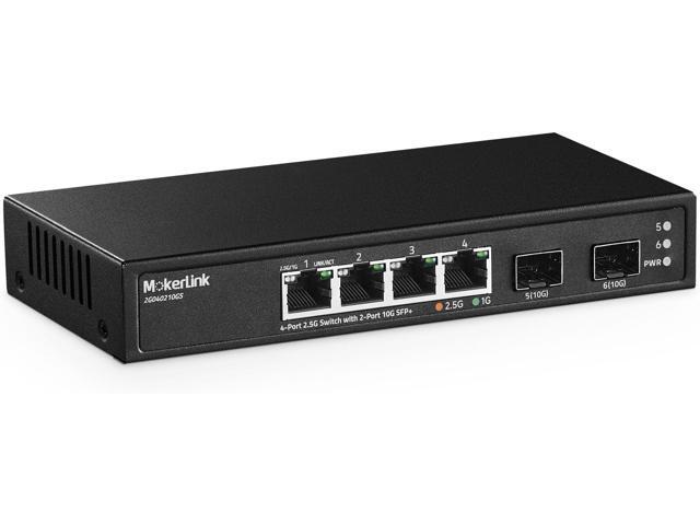 Click here for MokerLink 4 Port 2.5G Ethernet Switch with 2 Port... prices