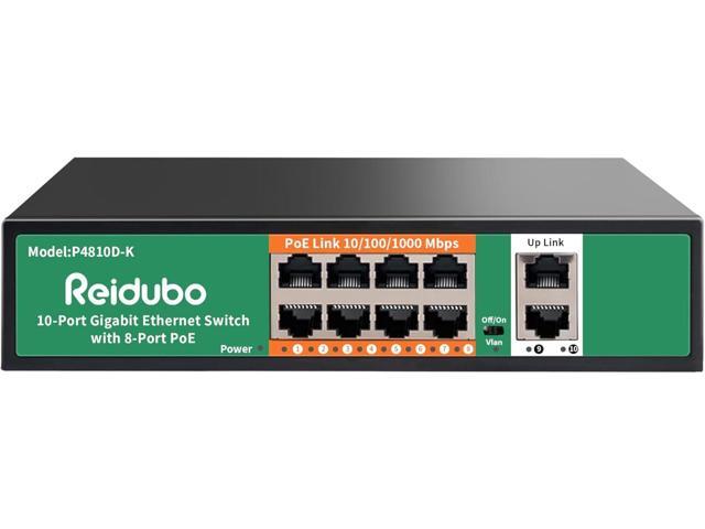 Click here for 8 Port Gigabit PoE Switch with 2 Gigabit Uplink 10... prices