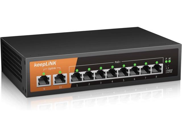 Click here for 8 Port Gigabit PoE Switch with 2 Gigabit Uplink  1... prices