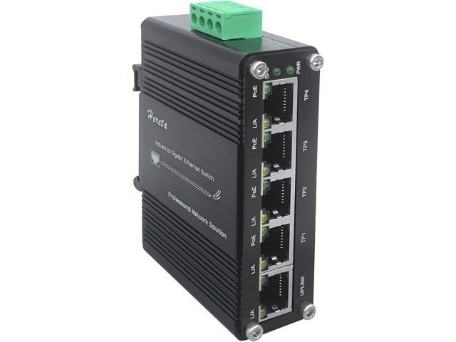 Click here for Industrial Gigabit Ethernet PoE+ Switch 5-Port 10/... prices