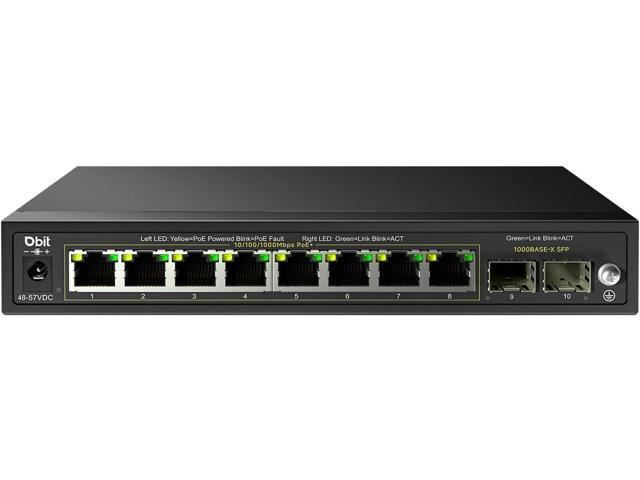 Click here for DBIT 10-Port Gigabit Network Switch with 8 PoE+ Po... prices