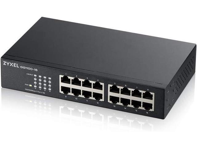 Click here for Zyxel 16-Port Gigabit Switch Unmanaged Fanless Des... prices