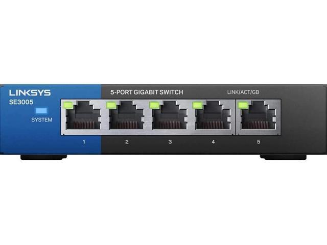 Click here for Linksys SE3005: 5-Port Gigabit Ethernet Unmanaged... prices