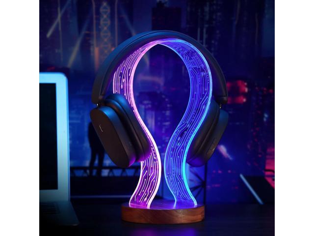 Click here for Lampeez Headphone Stand Headset Holder with Blue P... prices