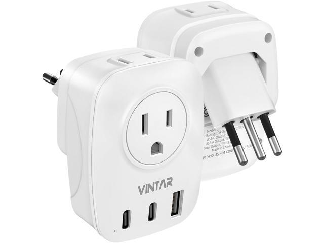 Click here for 1 Pack Italy Travel Plug Adapter  VINTAR Foldable... prices
