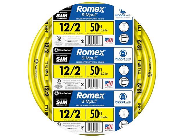 Click here for Southwire Romex Brand Simpull Solid Indoor 12/2 W/... prices