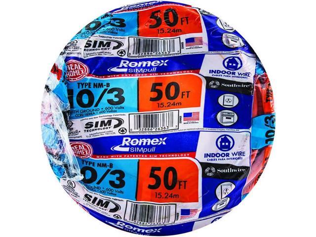 Click here for Southwire Romex Brand Simpull Solid Indoor 10/3 W/... prices