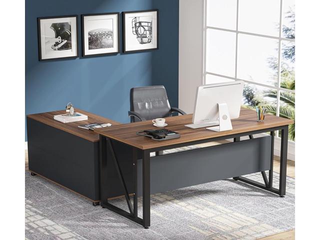 Click here for Tribesigns 55 inches Executive Desk and 43 lateral... prices