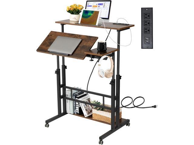 Click here for Hadulcet Mobile Standing Desk with Charging Statio... prices