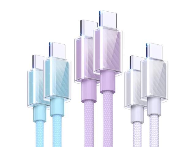 Click here for 2024 New USB C Cable 60W  Ice Cool USBC to USBC Ca... prices