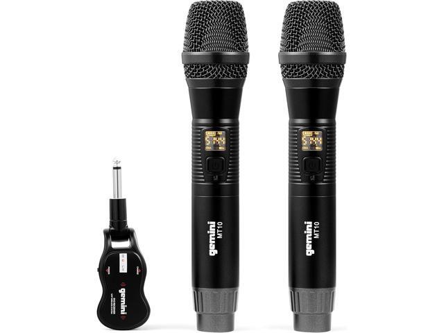 Click here for Gemini Dual Wireless Microphone UHF Handheld Recha... prices