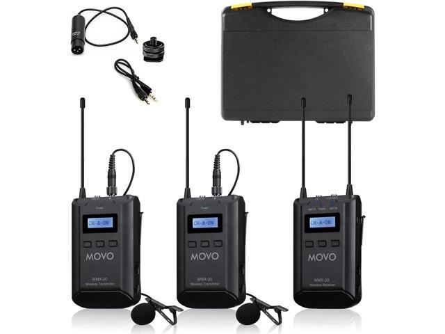 Click here for Movo WMX-20-DUO 48-Channel UHF Wireless Lavalier M... prices