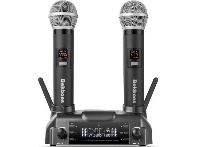 Click here for Professional Dual Dynamic Handheld UHF Wireless Mi... prices