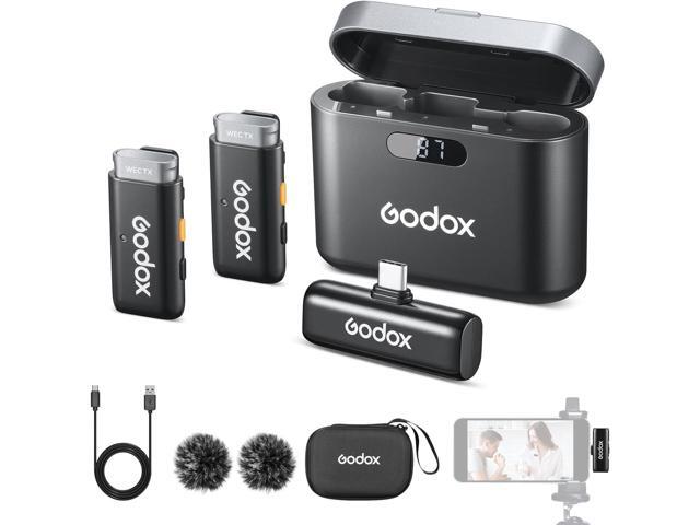 Click here for GODOX WES2 Kit2 Wireless Microphone for Camera/PC/... prices