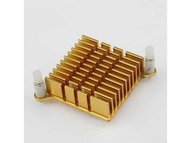 Click here for 100PCS LOT 38mm x 38mm x 13mm Golden Aluminium Coo... prices