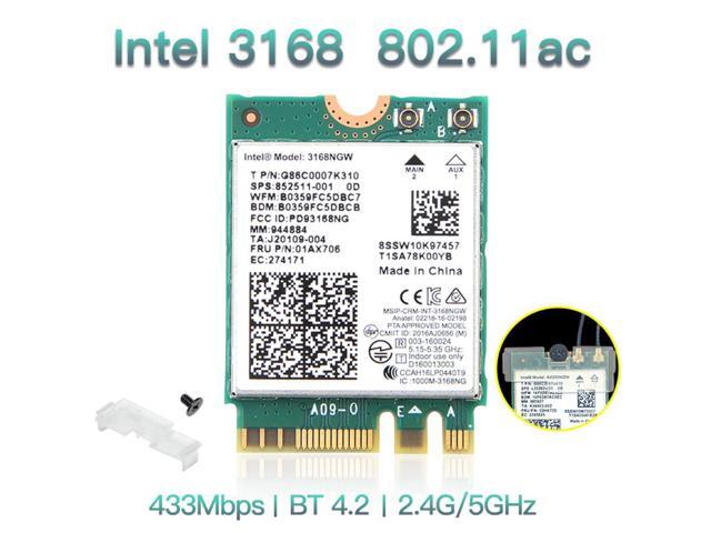 Click here for Dual band Wireless Wlan For Intel 3168 AC 3168NGW... prices