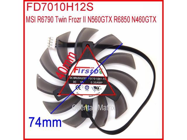 Click here for FD7010H12S DC 12V 0.35A 75mm 40x40x40mm For MSI R6... prices