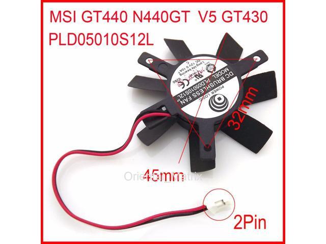 Click here for PLD05010S12L 12V 0.10A 45mm 2Pin Cooler Fan For MS... prices