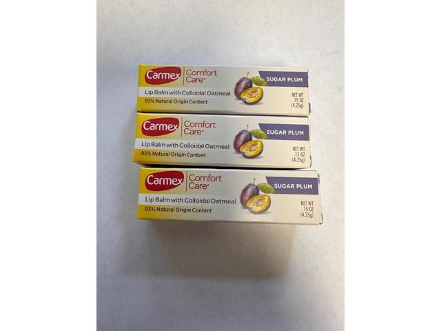 Click here for 3-CARMEX COMFORT CARE SUGAR PLUM LIP BALMS prices
