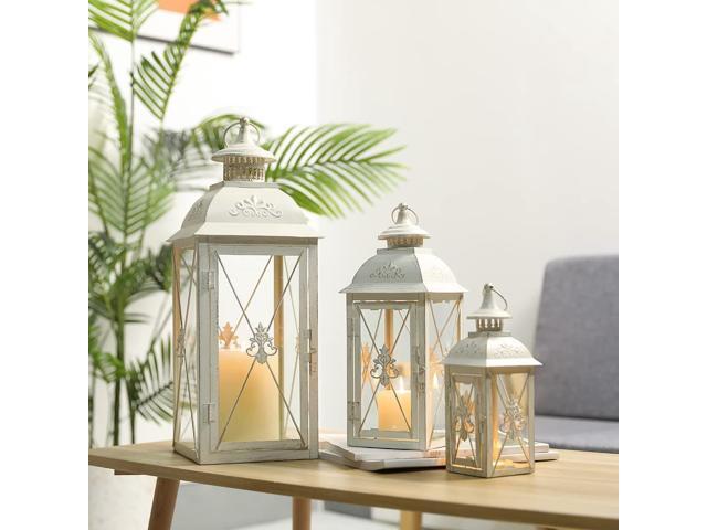 Click here for Set of 3 Decorative Hanging Lantern 19 High Vintag... prices