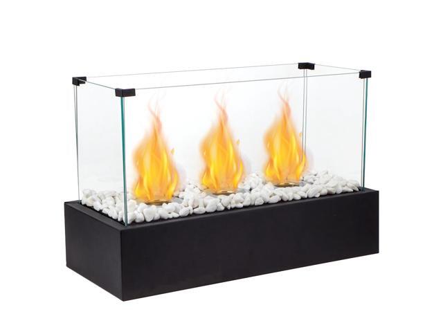 Click here for Rectangular Tabletop Fire Pit Portable Indoor & Ou... prices